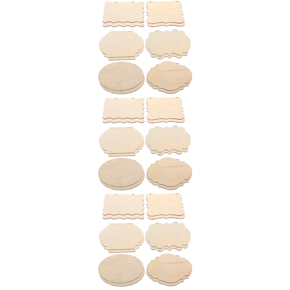 36 Pcs Shaped Wood Chips Emblems Wood Sign Christmas Suether Christmas Present Wooden Sign Craft ...