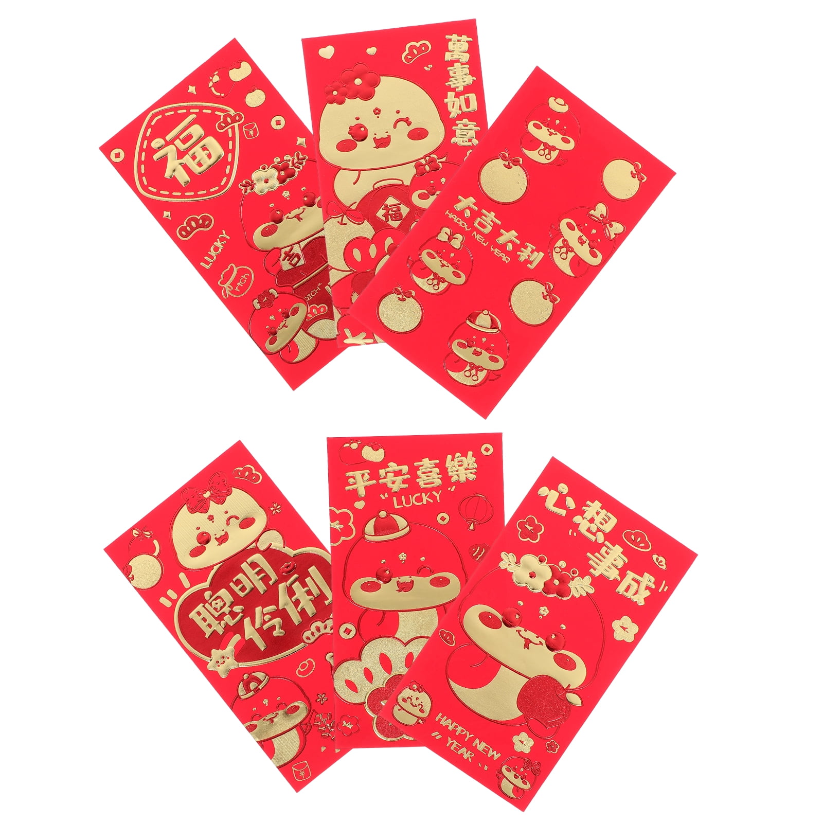 36 Pcs Snake Theme Lucky Money Packets 2025 Chinese New Year Red ...