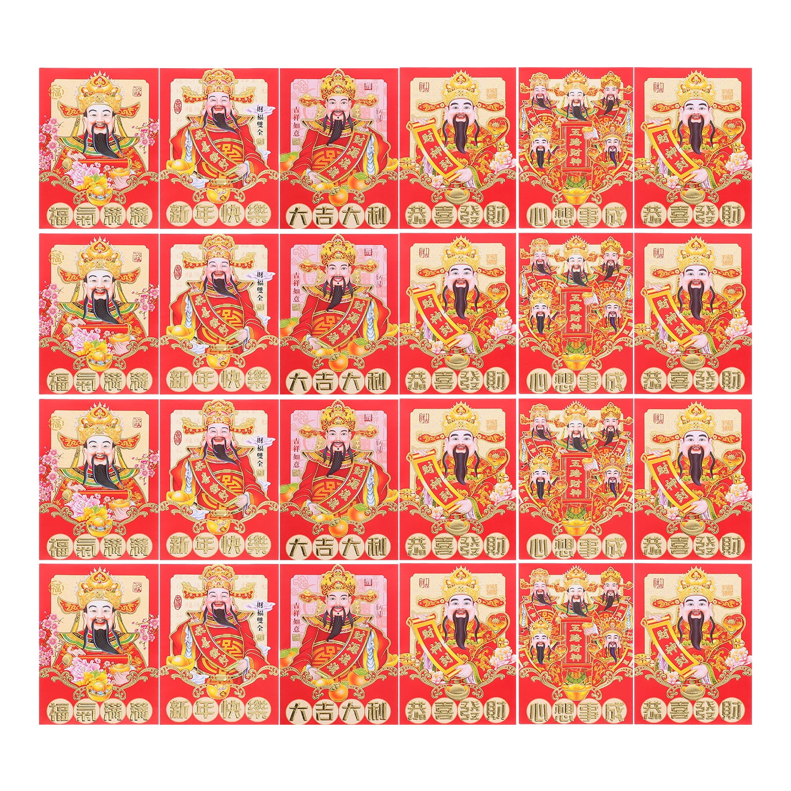 36 Pcs Spring Festival Red Envelope Chinese Red New Year Year of The ...