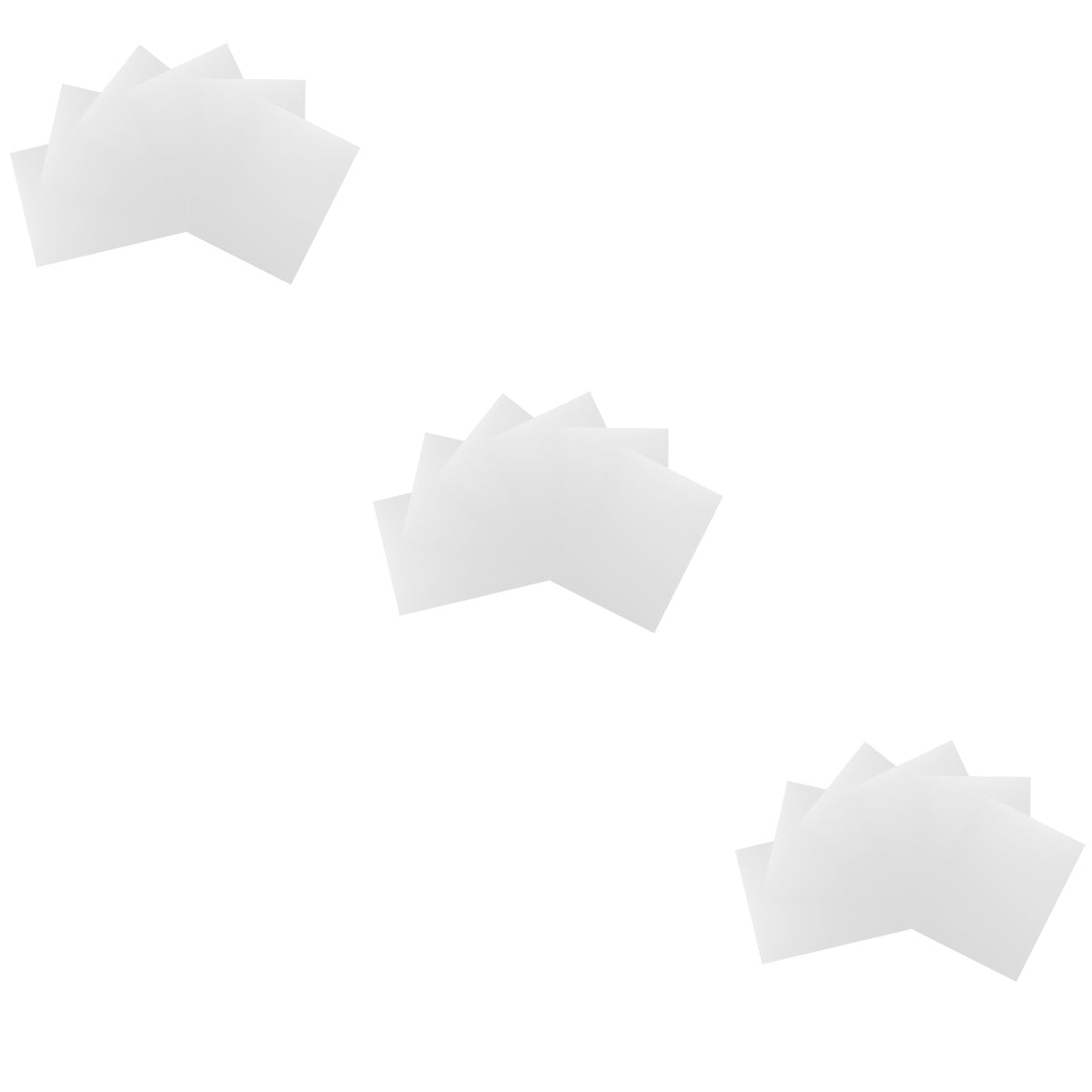 36 Pcs Stencil for PVC Material Transparent Stencils Template Thin Film ...