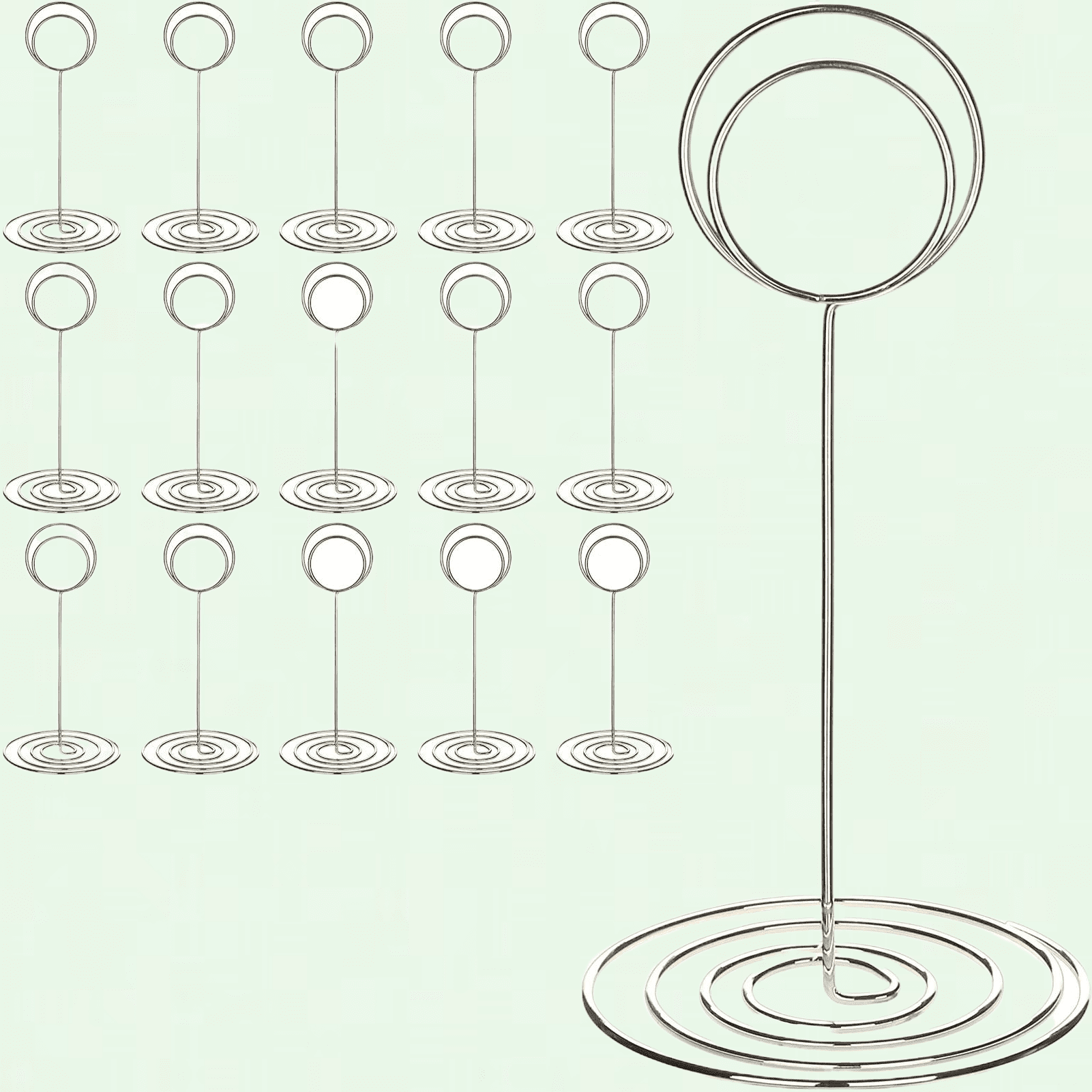 Table Place Holders Card Holder, 3.3 Inch Picture Holders for Tables ...