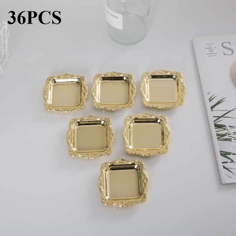 36 Pcs Vintage Jewelry Tray Set, Mini Tray with European Vintage Design ...