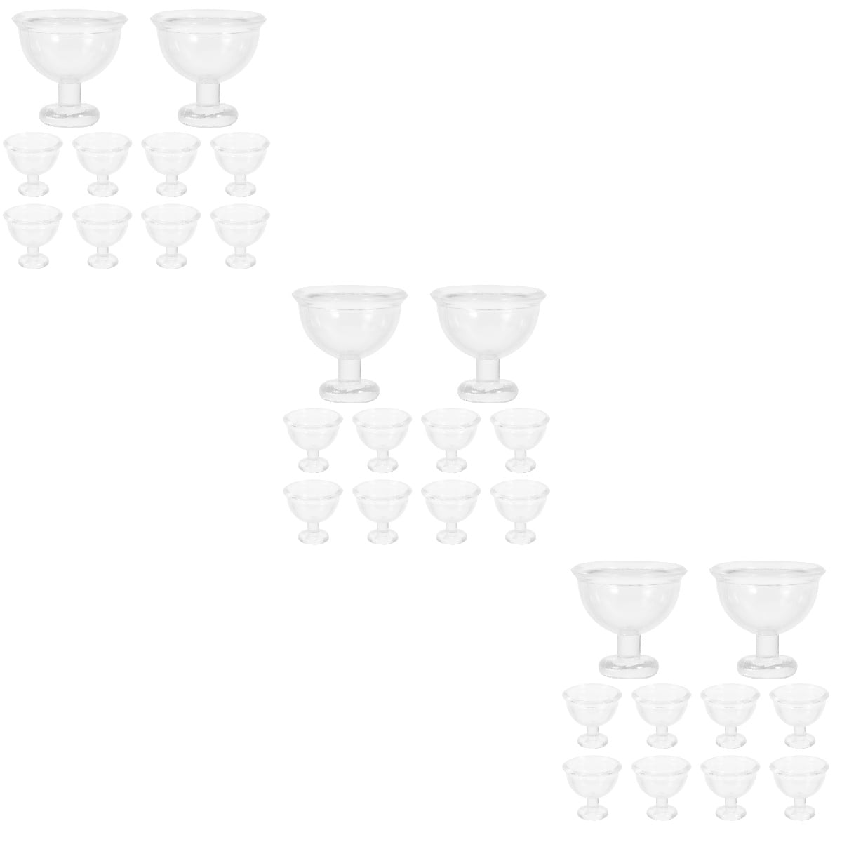 36 Pcs Water Glasses Mini Cup Adornments Mini House Cup Cup DIY Mini ...