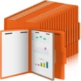 36-Piece Letter-Size Classification Folders with 1 Divider, Pressboard ...