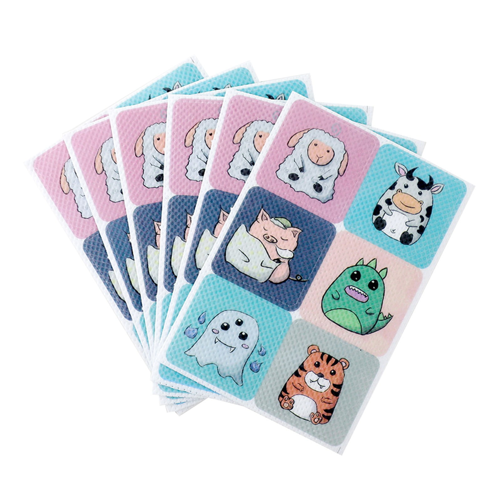 36-Piece Natural Stickers Patch Set for Kids & Adults - Cute Designs ...