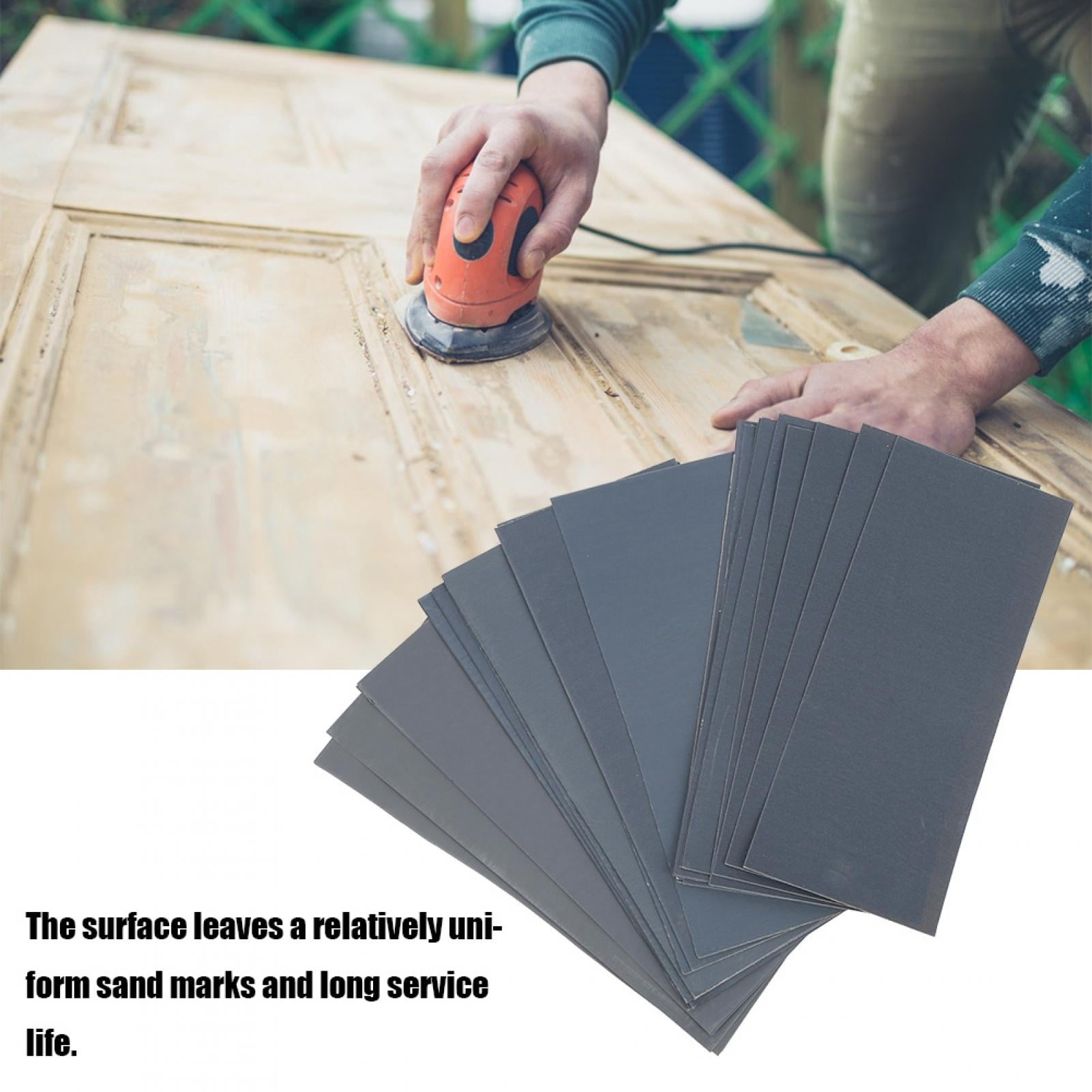 36-Piece Silicon Carbide Sandpaper Set, 400 to 3000 Grit Abrasive ...