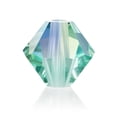 36-Pieces (6mm) Caribbean Sea AB | Preciosa Crystal Glass Rondell Beads ...