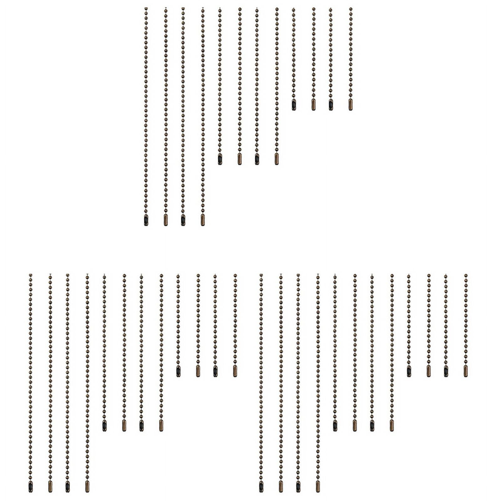 36 Pieces Ceiling Fan Pull Chain Extender Bronze Fan Chain Extension 12 ...