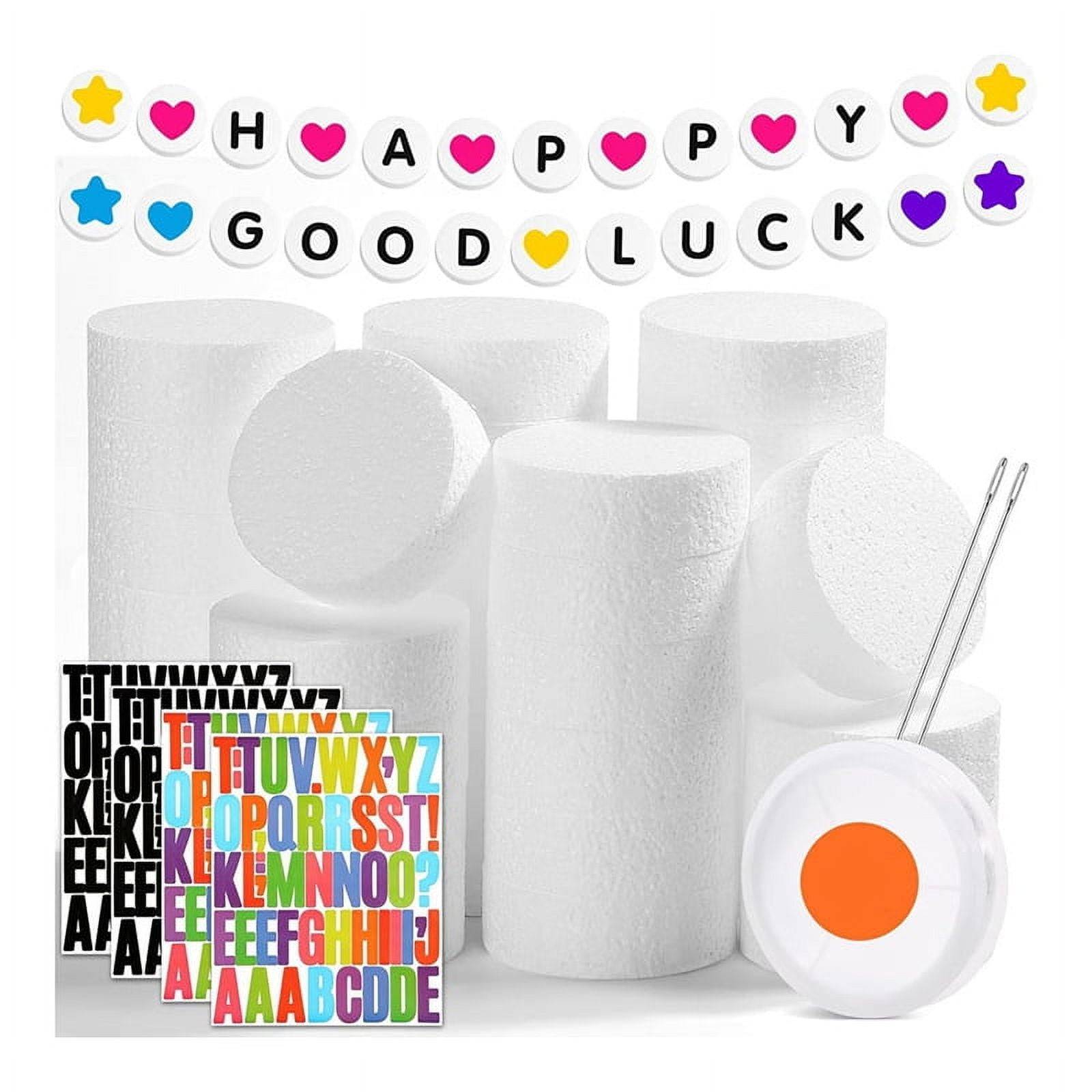 36 Pieces Handmade Foam Circles, 3 Inch Foam Discs for Giant Friendship ...