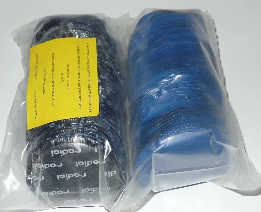 36 Pieces Radial Repair Round Tire Patch Large 3.1/8" - 80 MM Superior ...