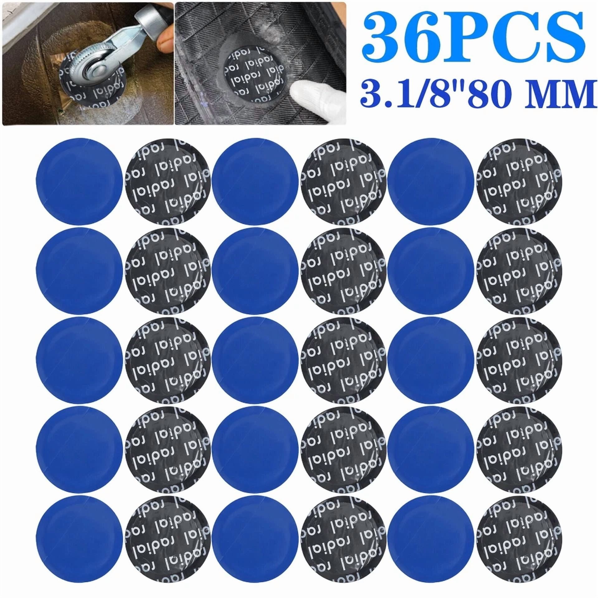 36 Pieces Radial Repair Round Tire Patch Large 3.1/8" - 80 MM Superior ...