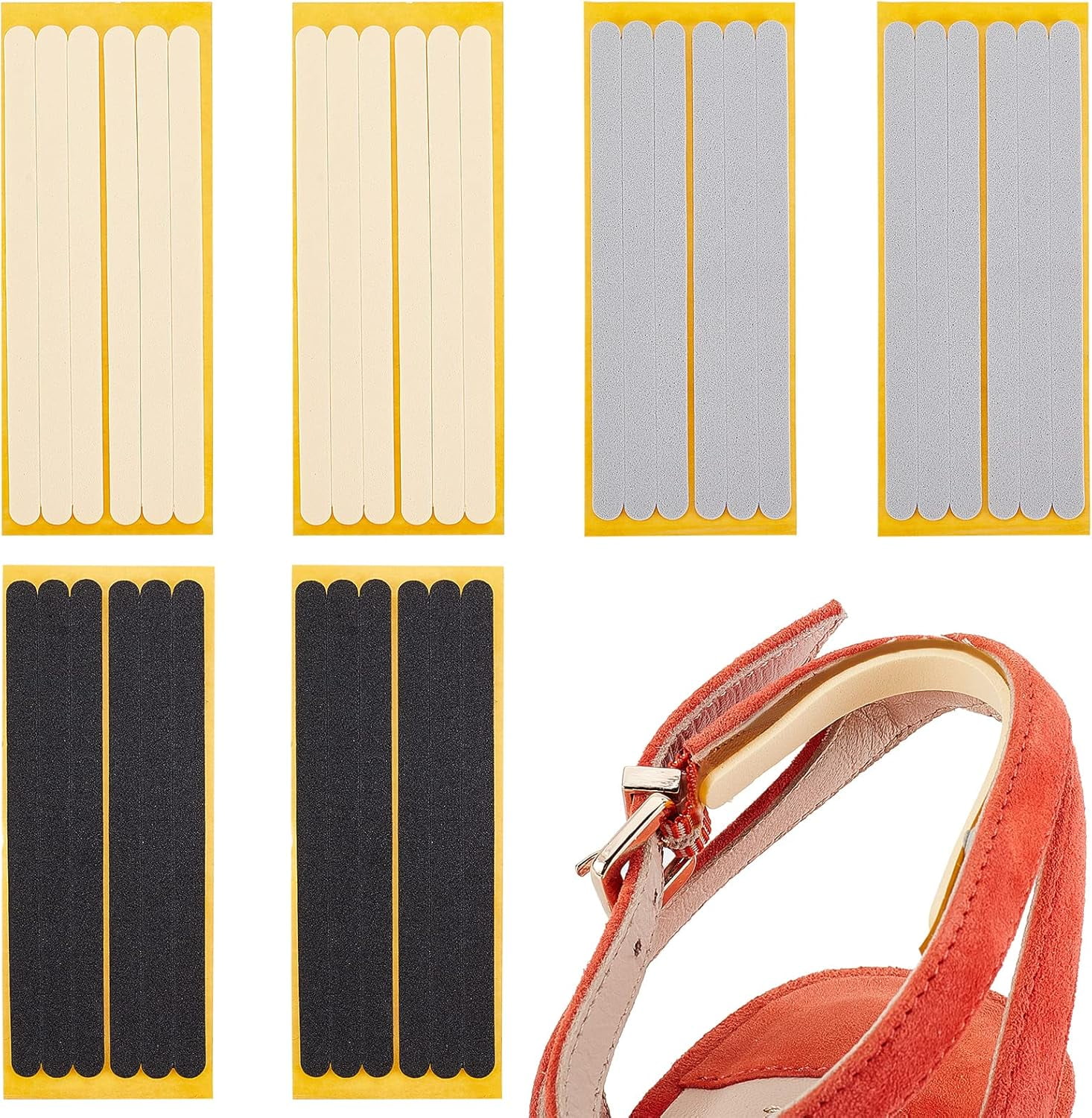 36 Pieces Shoe Strap Grip Heel Grips Adhesive Cushion for Sandals Anti ...