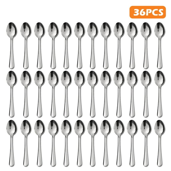 TYHREF-Teaspoons Set of 24, Stainless Steel Coffee Spoon, Spresso ...