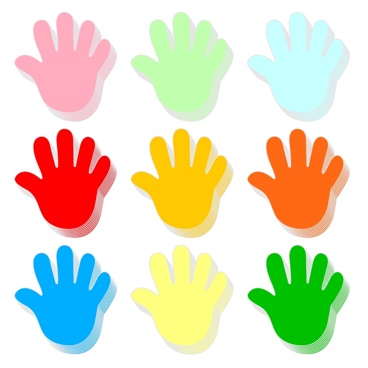 36 Pieces of Colorful Cutouts - Cute Wall Decor for Schools and ...