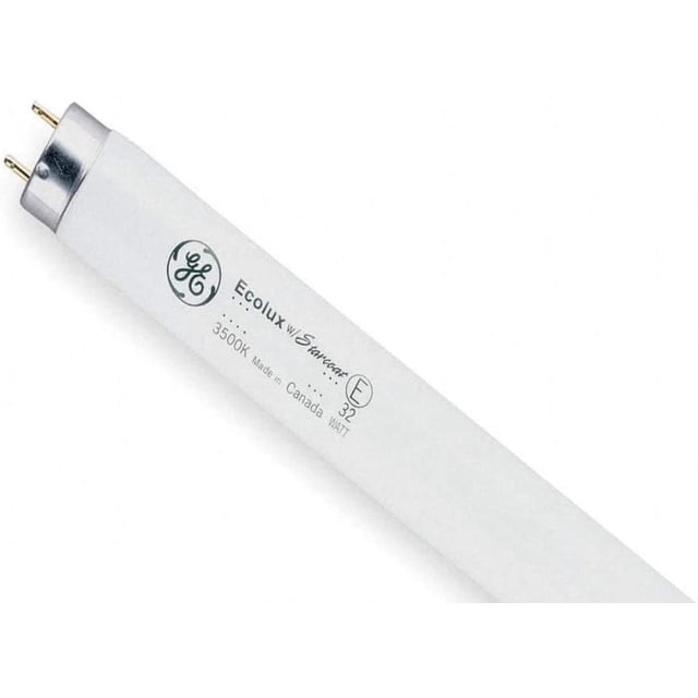36 Pk F32T8/SPX35/ECO2 32W T8 Bulbs 3500K 800 Series - GE 68851, Color ...