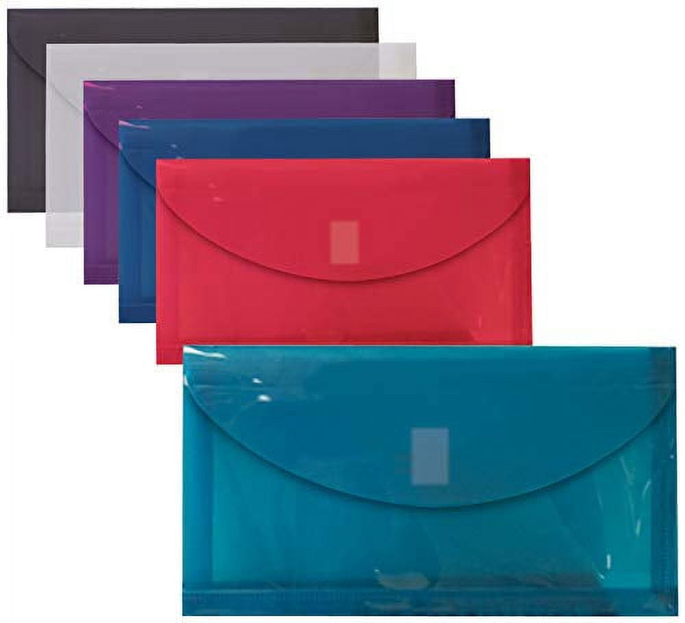 36 Plastic Envelopes, Reusable Poly Envelopes, No.10, 9.75 x 5.5 Inch ...