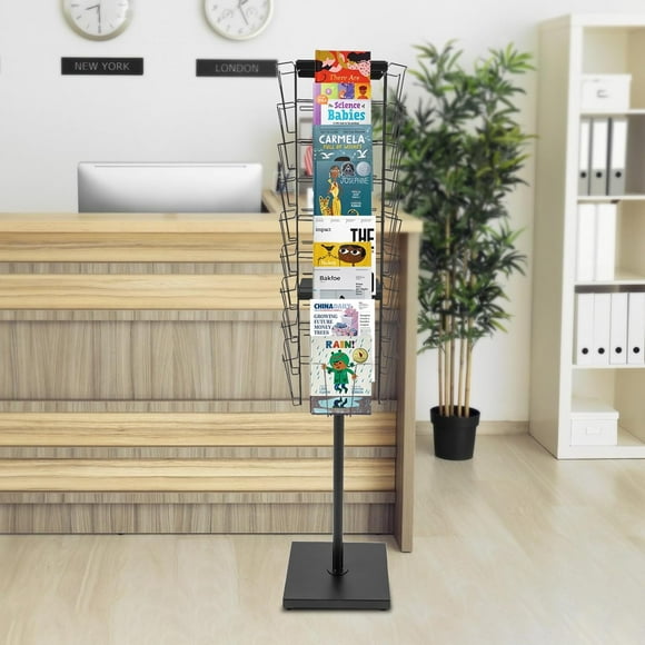 Rotating Magazine Rack