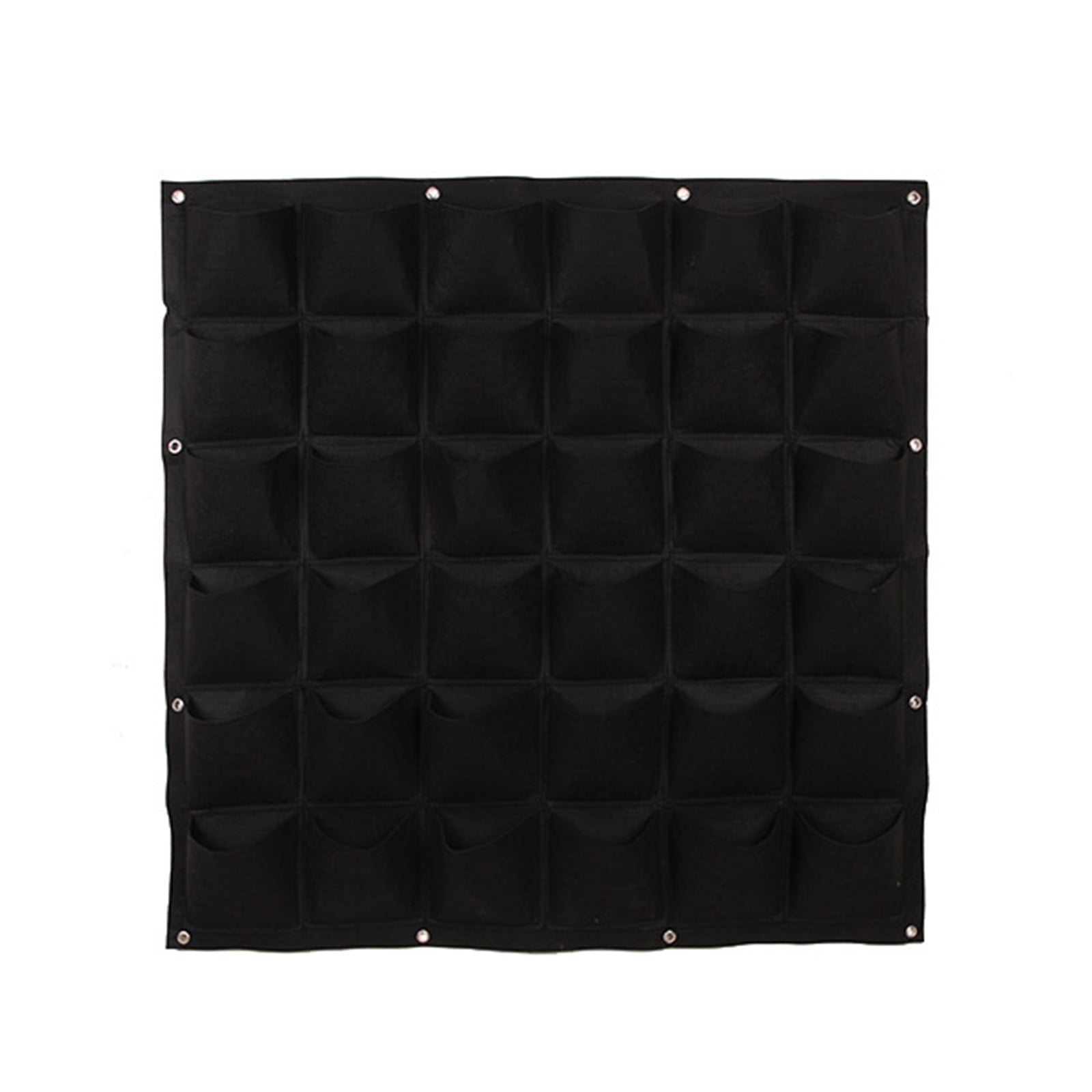 36 Pockets Hanging Planter Bags, Hanging Vertical Wall Mounted Plant ...