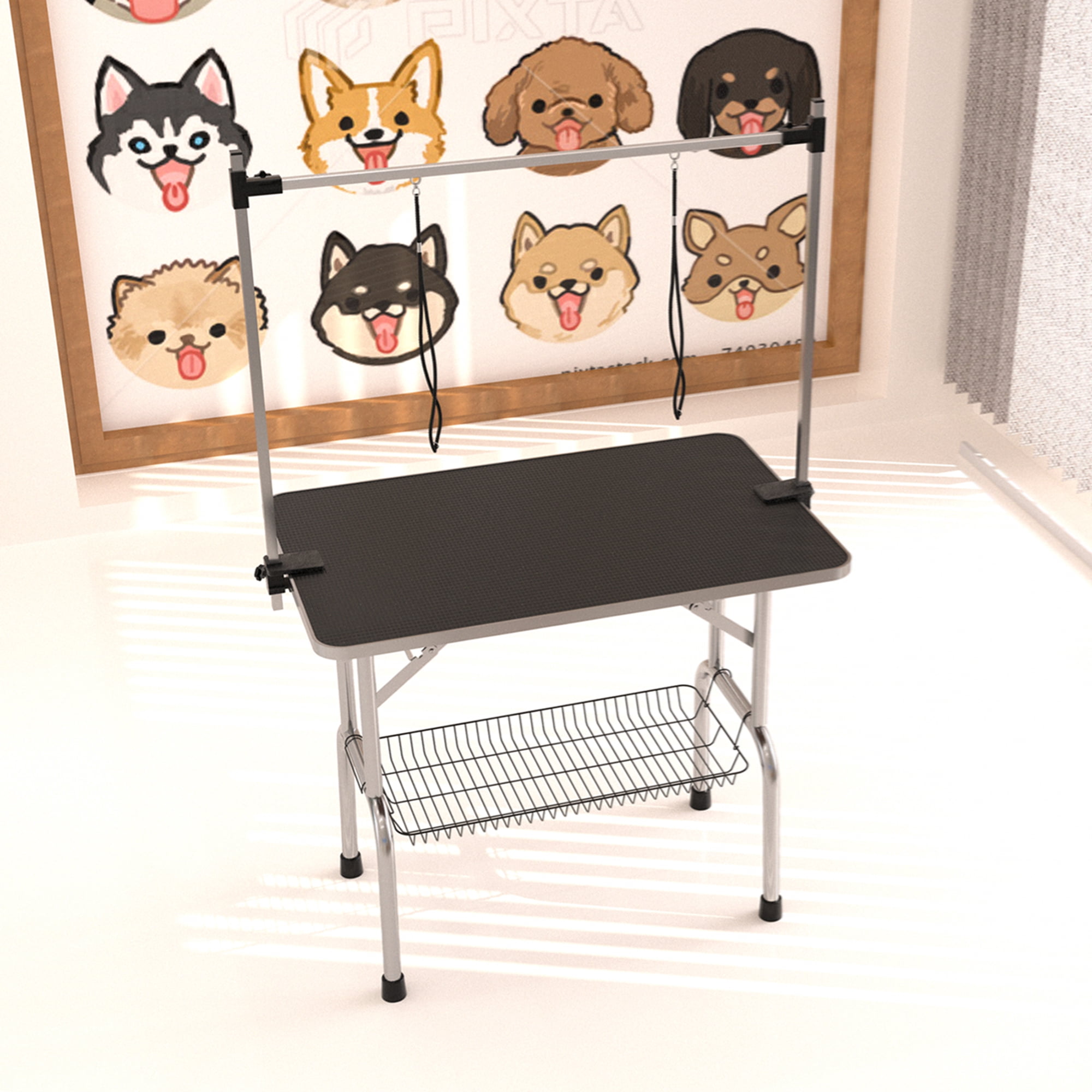 36" Professional Dog Pet Grooming Table Adjustable Heavy Duty Portable ...