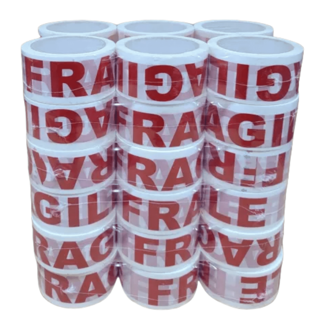 36 Rolls 2 Inch Fragile Marking Packing Tape Shipping 2 Mil 165 Feet 55 ...