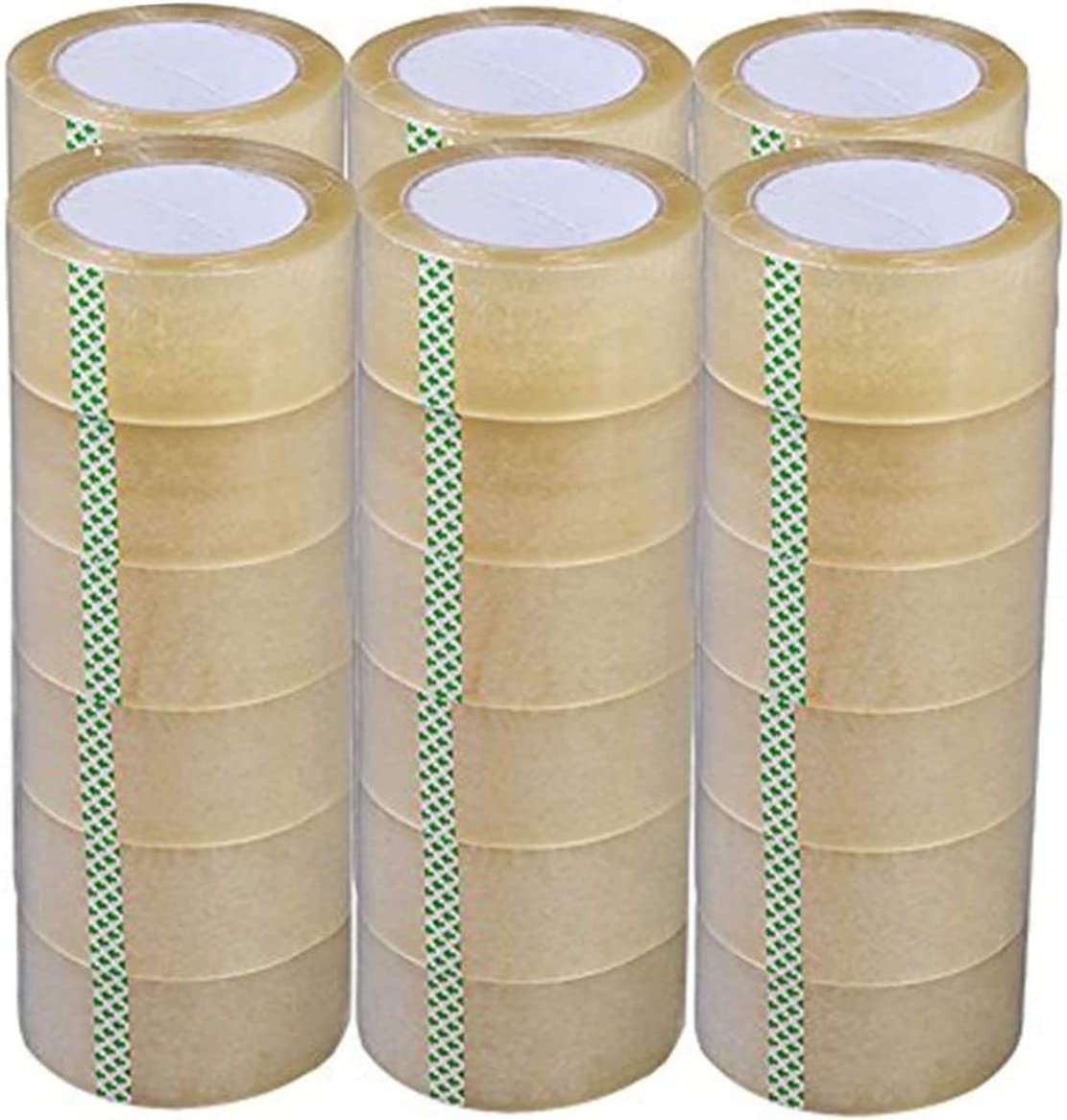 36 Rolls Clear Packaging, Packing, Sealing Tape - 2 Inches Wide X 330 ...