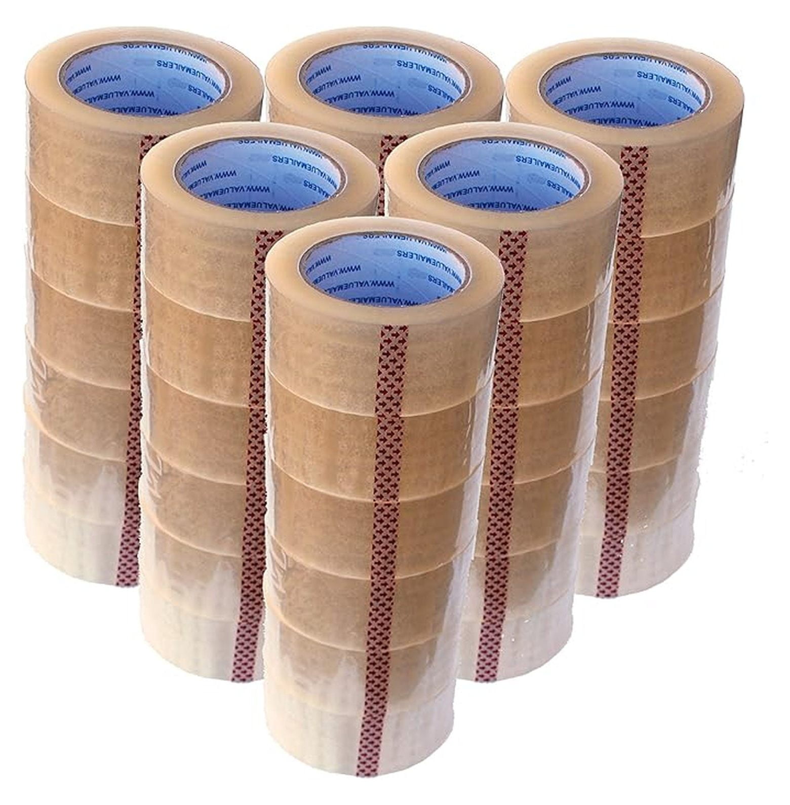 36 Rolls Clear Packaging, Packing, Sealing Tape - 2 Inches Wide X 330 ...
