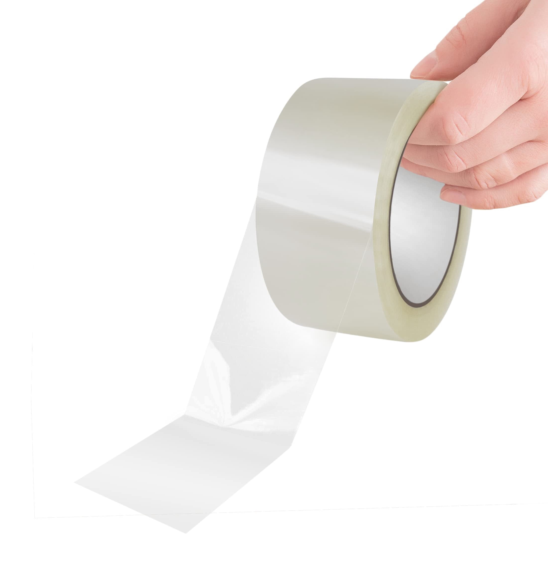 36 Rolls of Economical Clear Box Sealing Tape 2" x 110 yds. Thickness 2 ...
