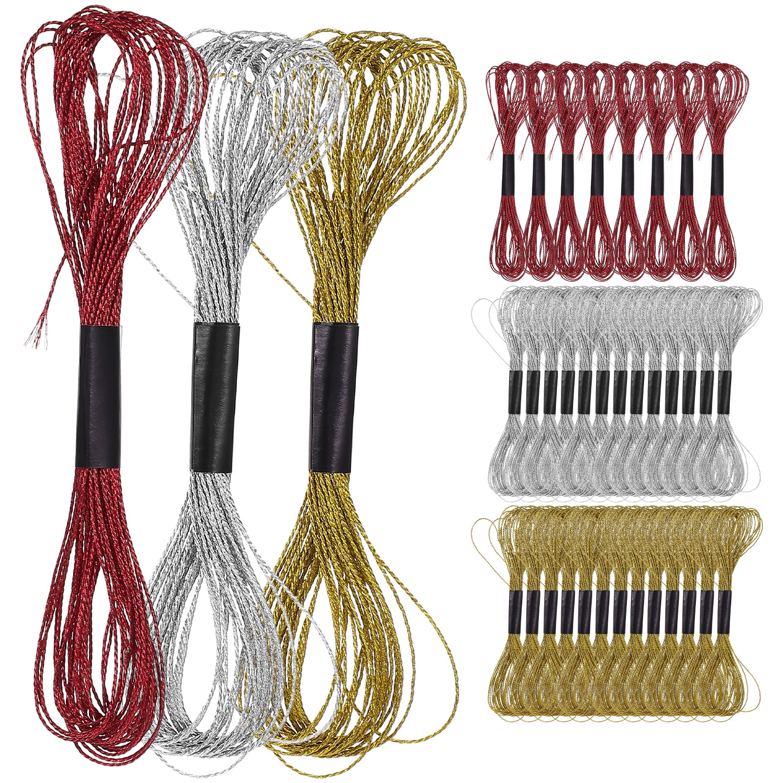 36 Rolls of Embroidery Thread Metallic Embroidery Floss Decorative ...