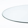 36" Round Clear Tempered Glass Table Top By Spancraft Glass - Walmart.com