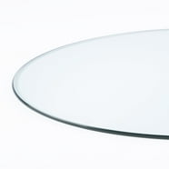 Topcobe 30 Inch Round Glass Table Top - Tempered - 1/4" Thick- Round ...