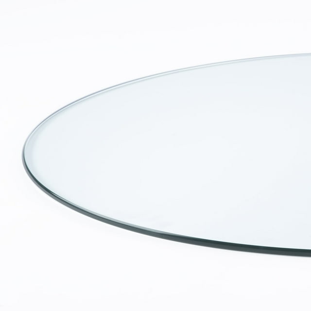 36" Round Clear Tempered Glass Table Top By Spancraft Glass - Walmart.com