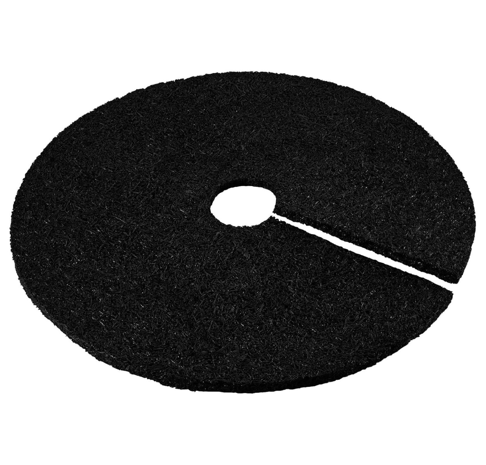 36" Rubber Mulch Tree Ring (Espresso Black) - Walmart.com