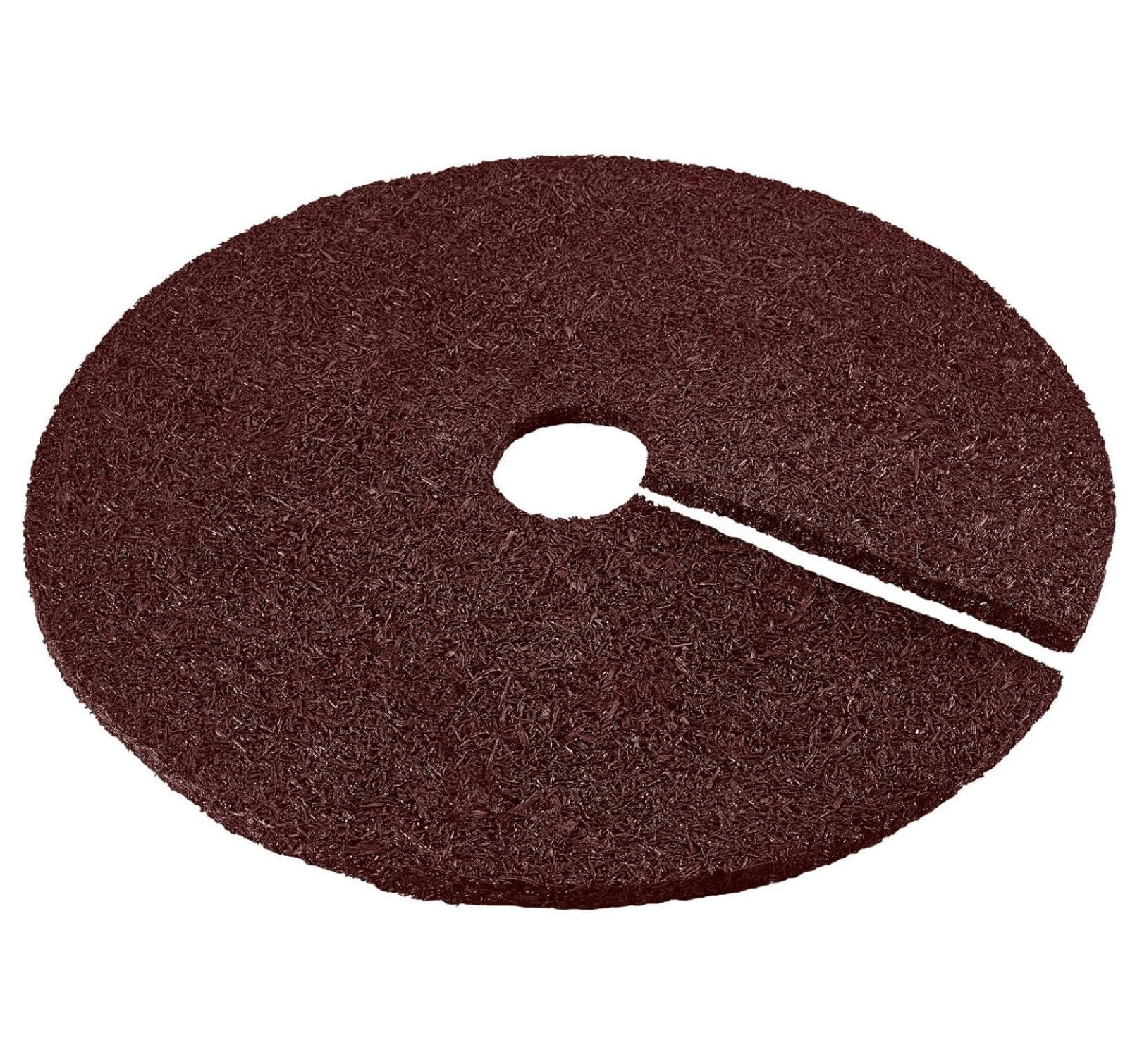 36" Rubber Mulch Tree Ring (Red) - Walmart.com