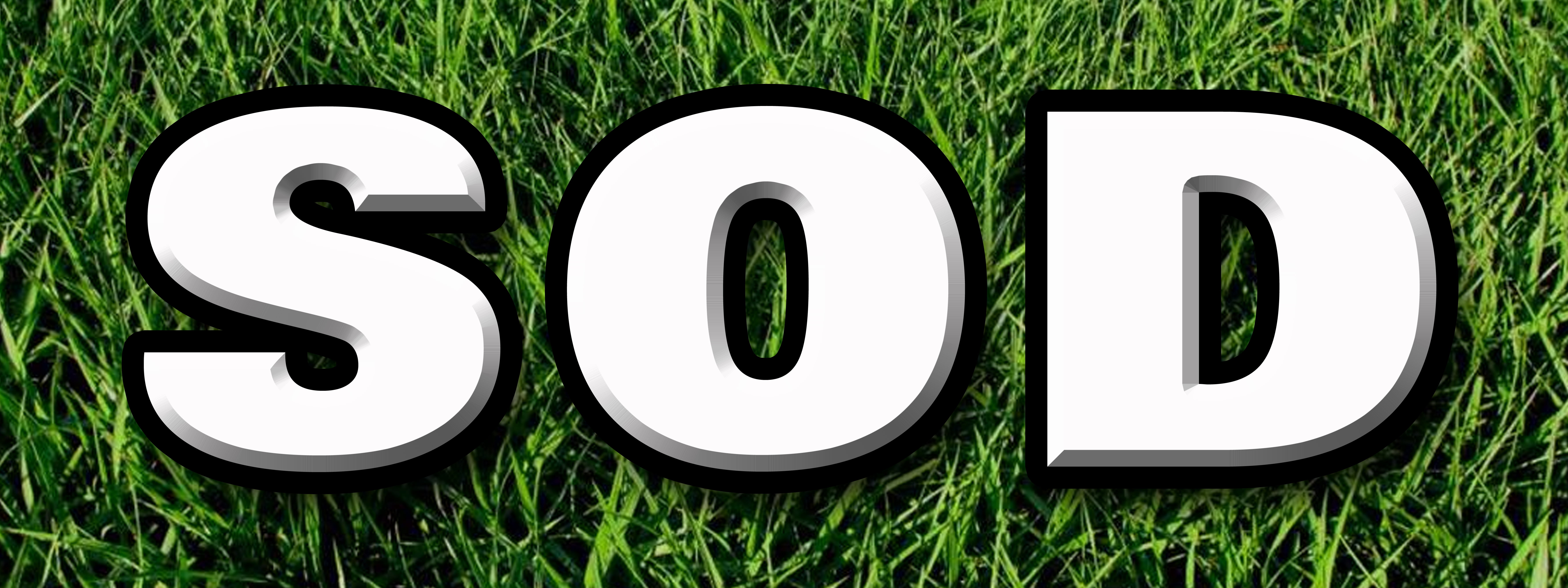 36" SOD DECAL sticker landscape landscaper for sale grass seed farm ...