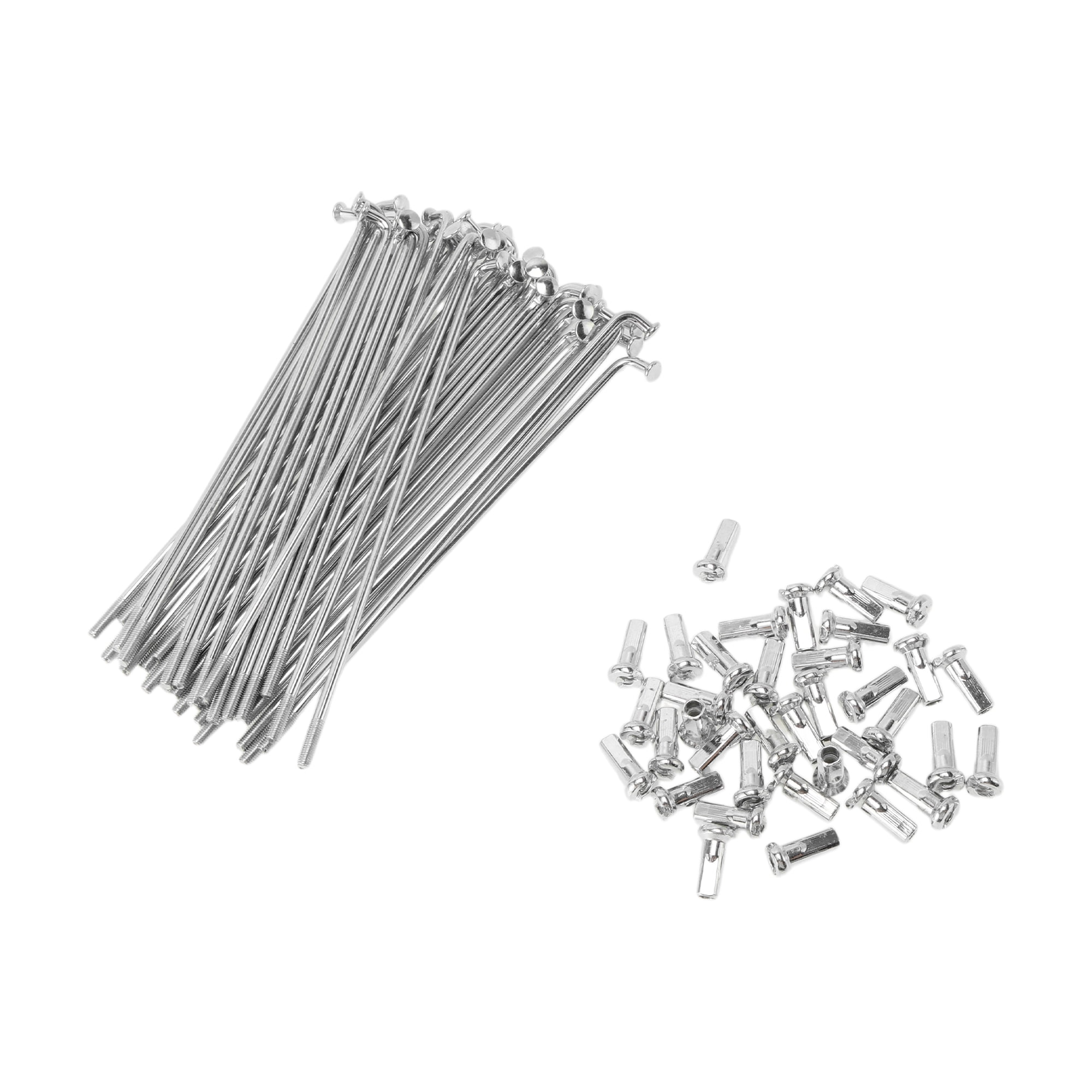 36 Set 12G Bicycle Spokes 114mm Bike Wheel Spokes 45 Steel Galvanized ...