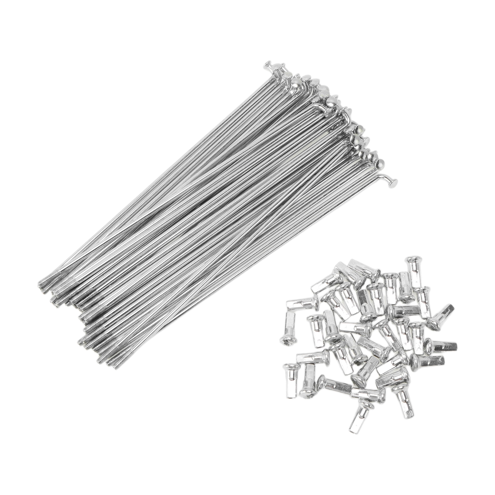 36 Set 12G Bicycle Spokes 139mm Bike Wheel Spokes 45 Steel Galvanized ...