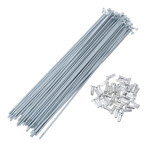 36 Set 12G Bicycle Spokes 205mm Bike Wheel Spokes 45 Steel Galvanized ...