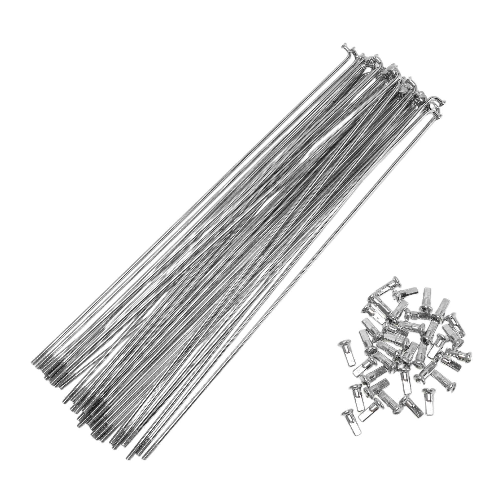 36 Set 12G Bicycle Spokes 239mm Bike Wheel Spokes 45 Steel Galvanized ...