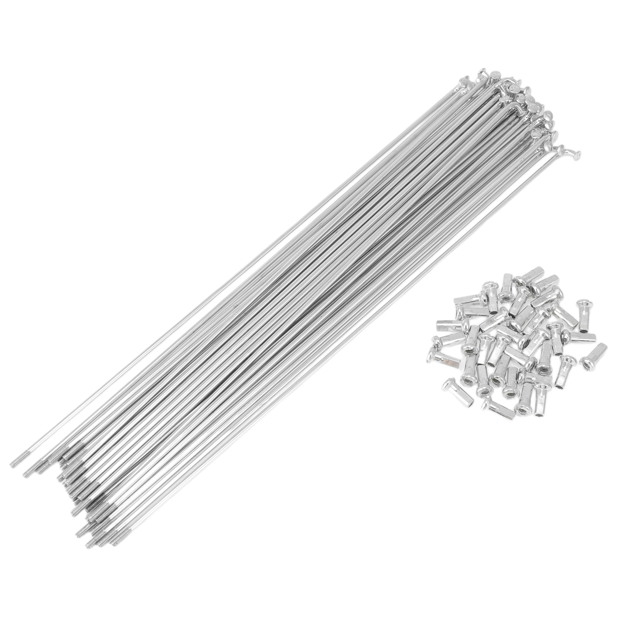 36 Set 12G Bicycle Spokes 249mm Bike Wheel Spokes 45 Steel Galvanized ...