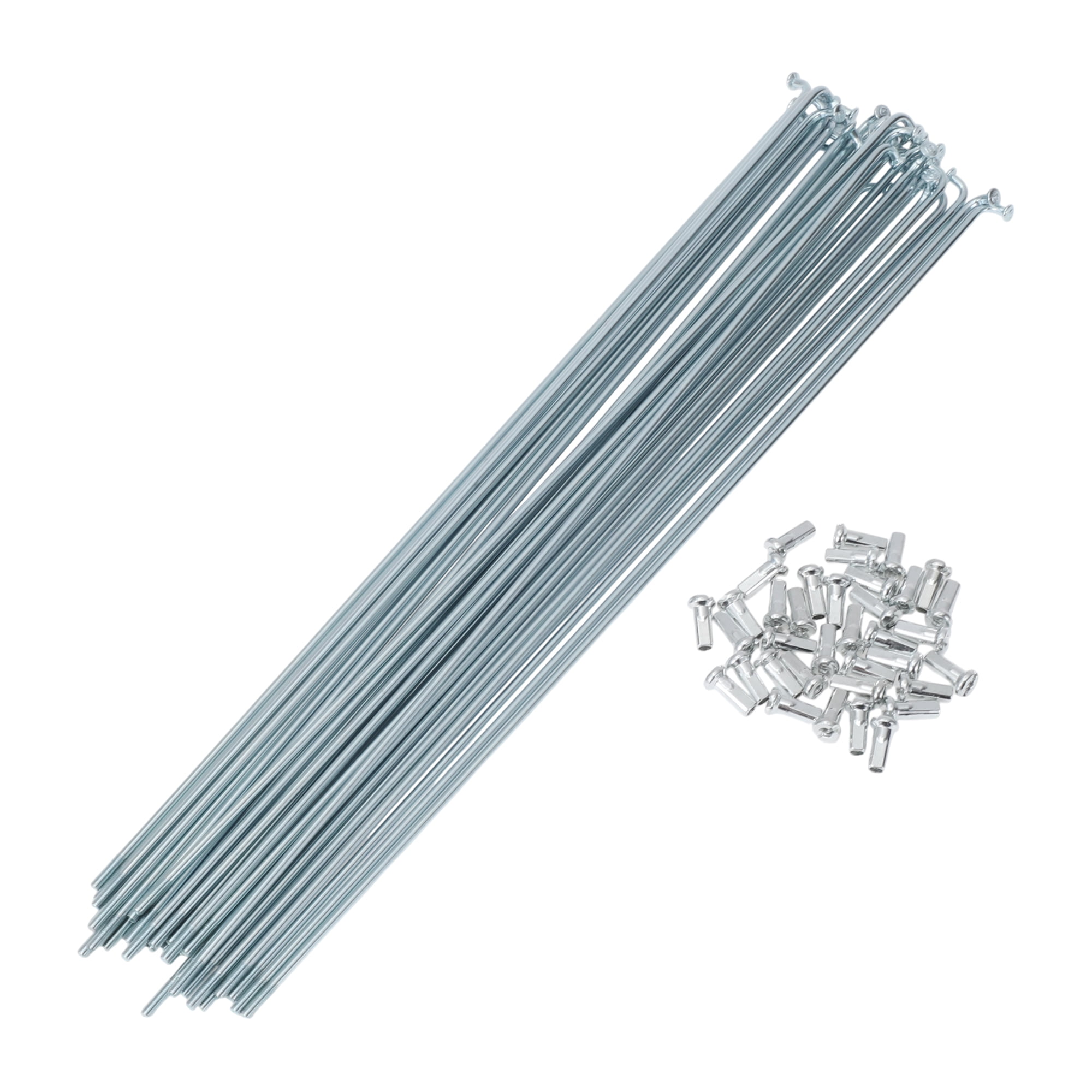 36 Set 12G Bicycle Spokes 283mm Bike Wheel Spokes 45 Steel Galvanized ...