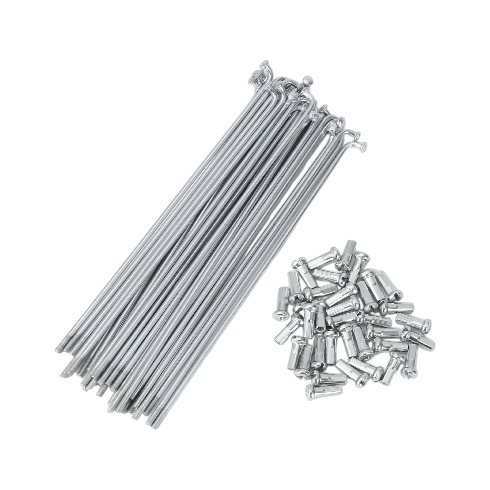 36 Set 13G Bicycle Spokes 138mm Bike Wheel Spokes 45 Steel Galvanized ...