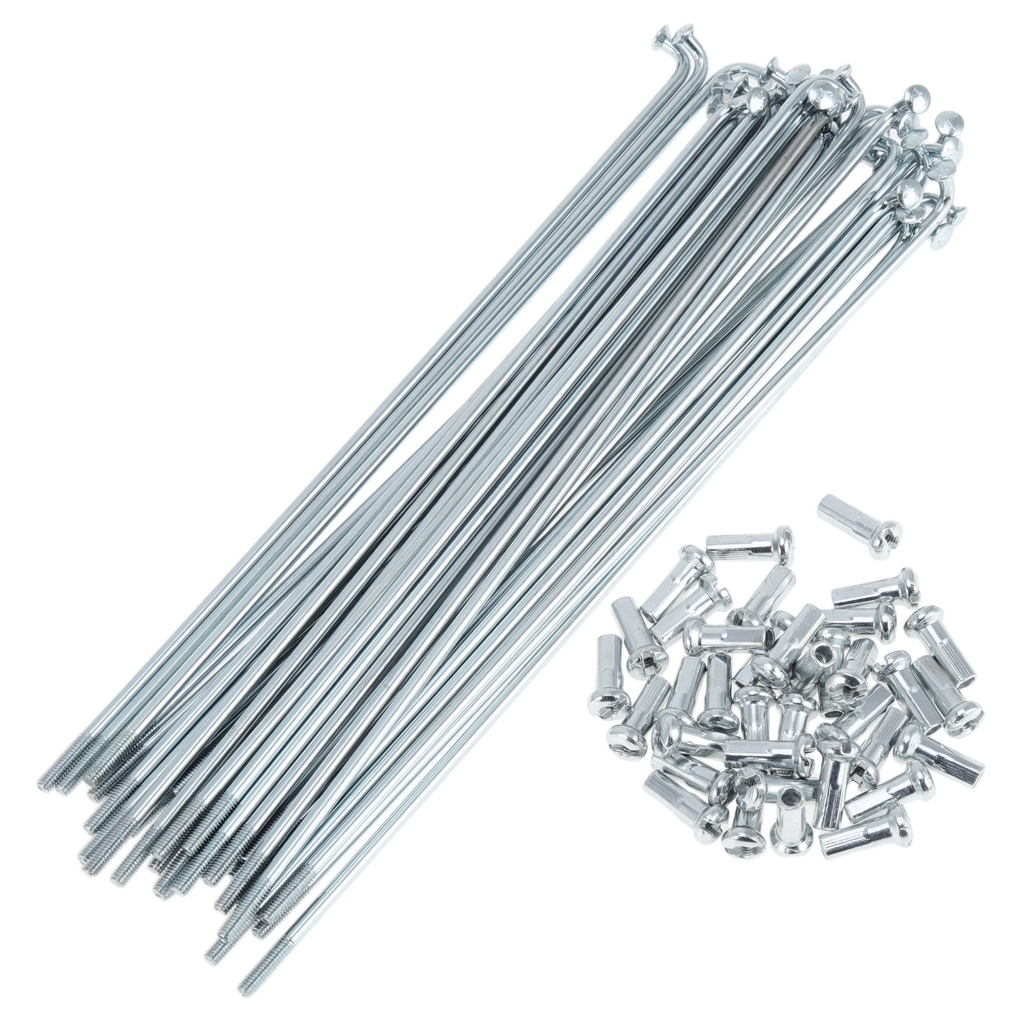 Unique Bargains 36 Set 13G Bicycle Spokes 13G Bike Wheel Spoke ...