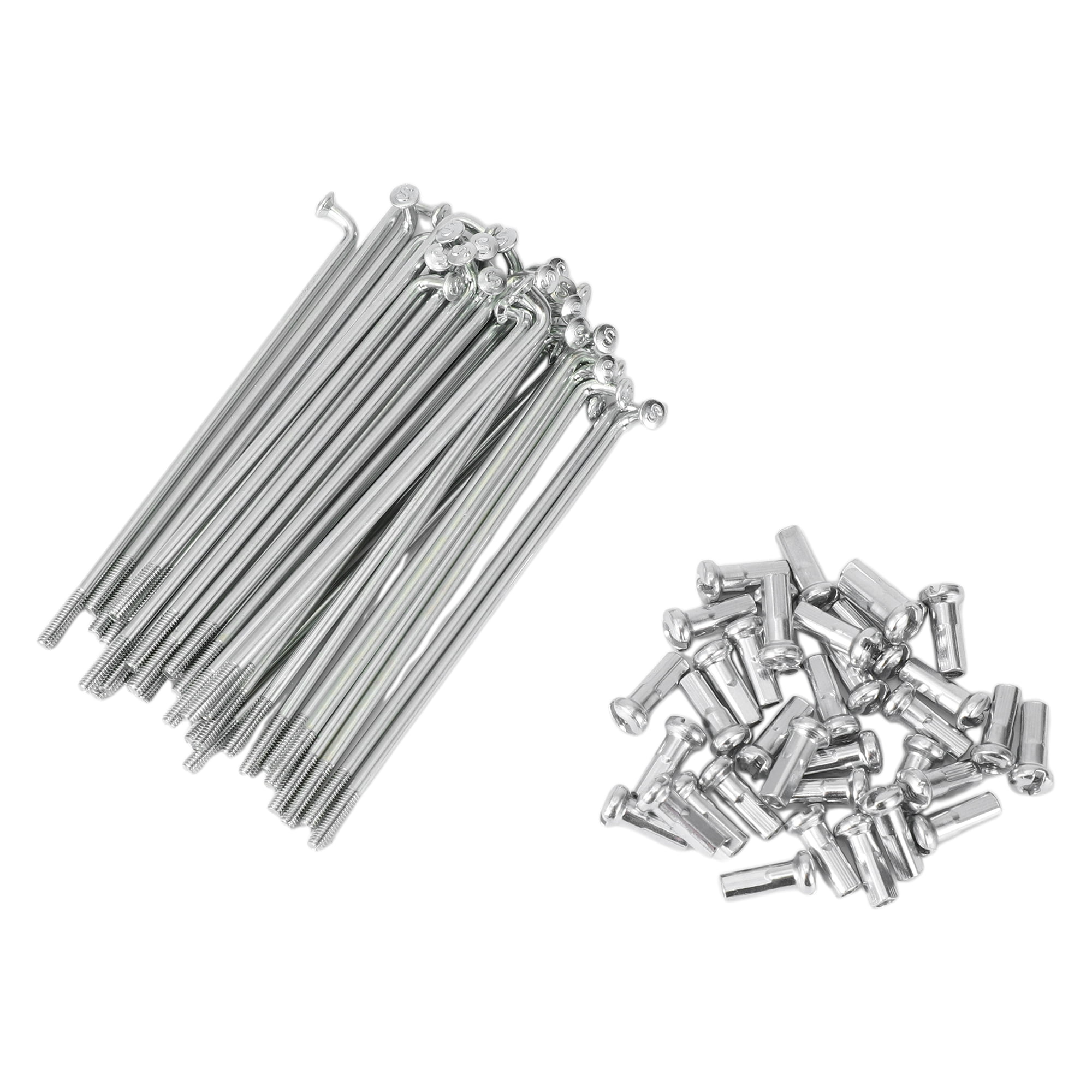 36 Set 13G Bicycle Spokes 78mm Bike Wheel Spokes 45 Steel Galvanized ...