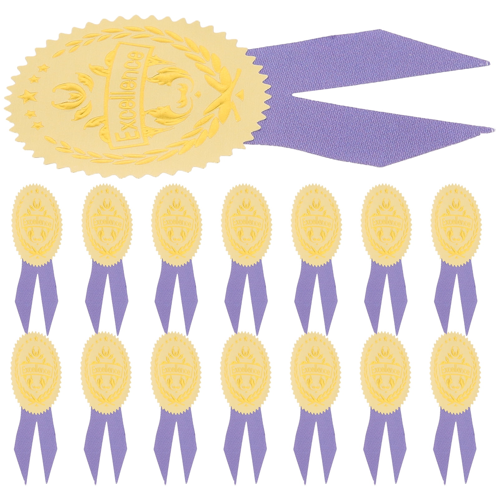 36 Set of General Medals Stickers Children Match Medals Stickers for ...