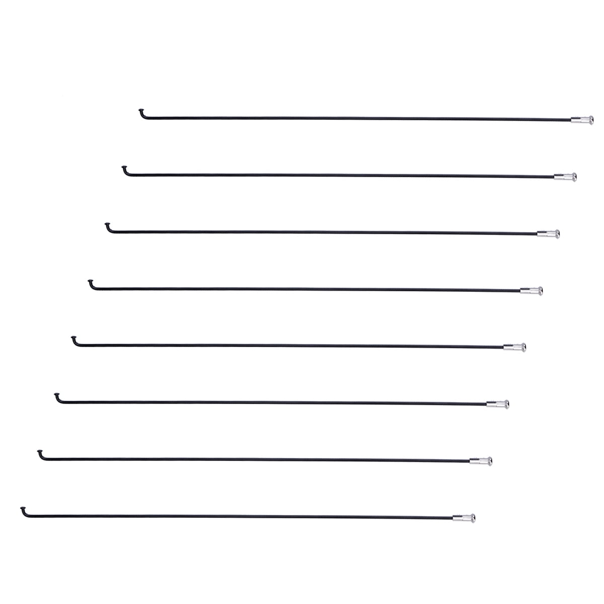 36 Sets 14G Spoke with Nipples Black Bike Spokes 45 Spokes Road Bike ...