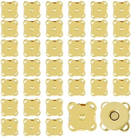 36 Sets Magnet Snaps for Purses and Bags, 15mm Magnet Buttons for Bags ...