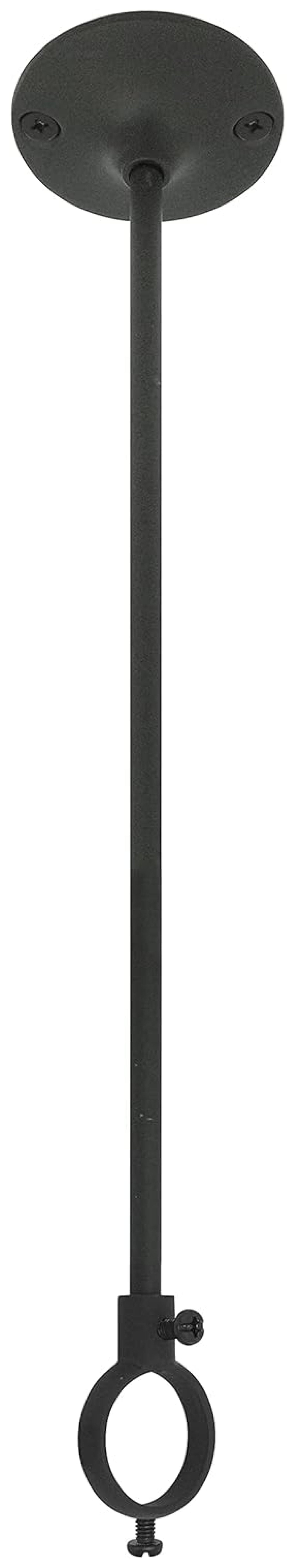 36" Shower Curtain Rod Ceiling Support (Flat Black) - Walmart.com