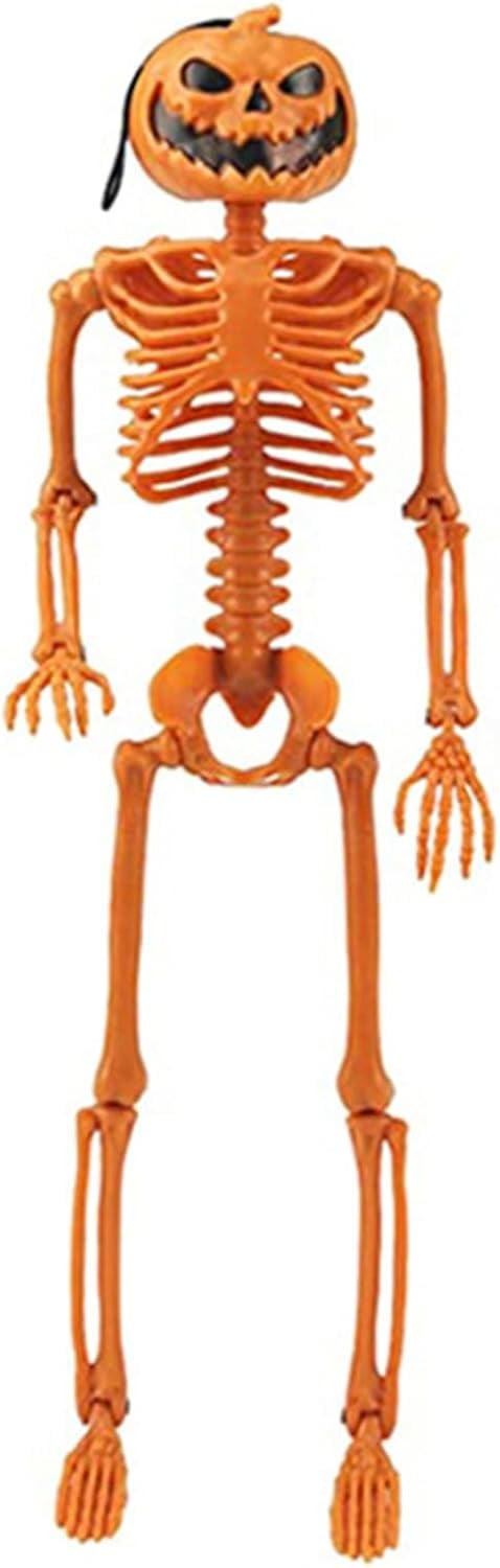 36" Skeleton Halloween Decorations, Full Body with Posable Joints ...