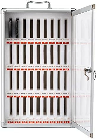 36 Slot Classroom Cell Phone Locker Clear Wall-Mounted Cell Phones ...