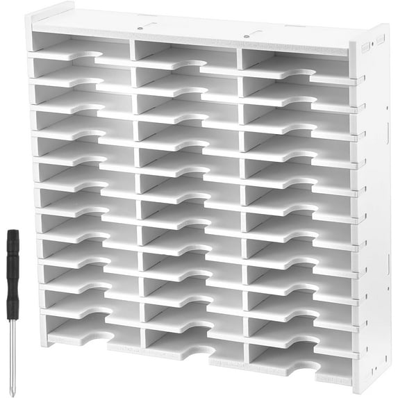 36 Slots Ink Pad Printing Storage Box Large Capacity Items Plastic ...